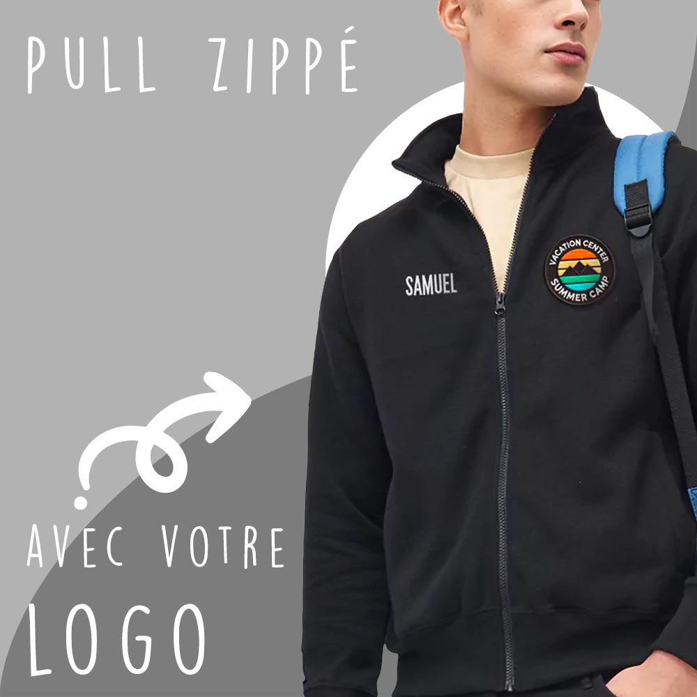 Pull zippé personnalisable | Sweat Print
